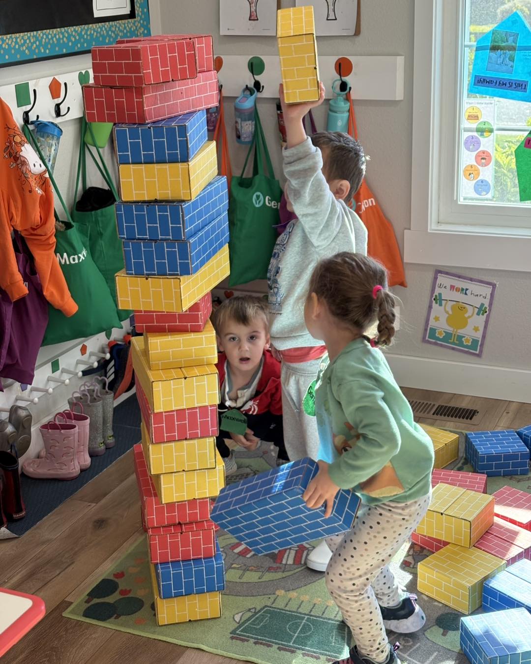 👉🏾 BIG blocks help... - Strong Foundations Preschool, LLC | Facebook