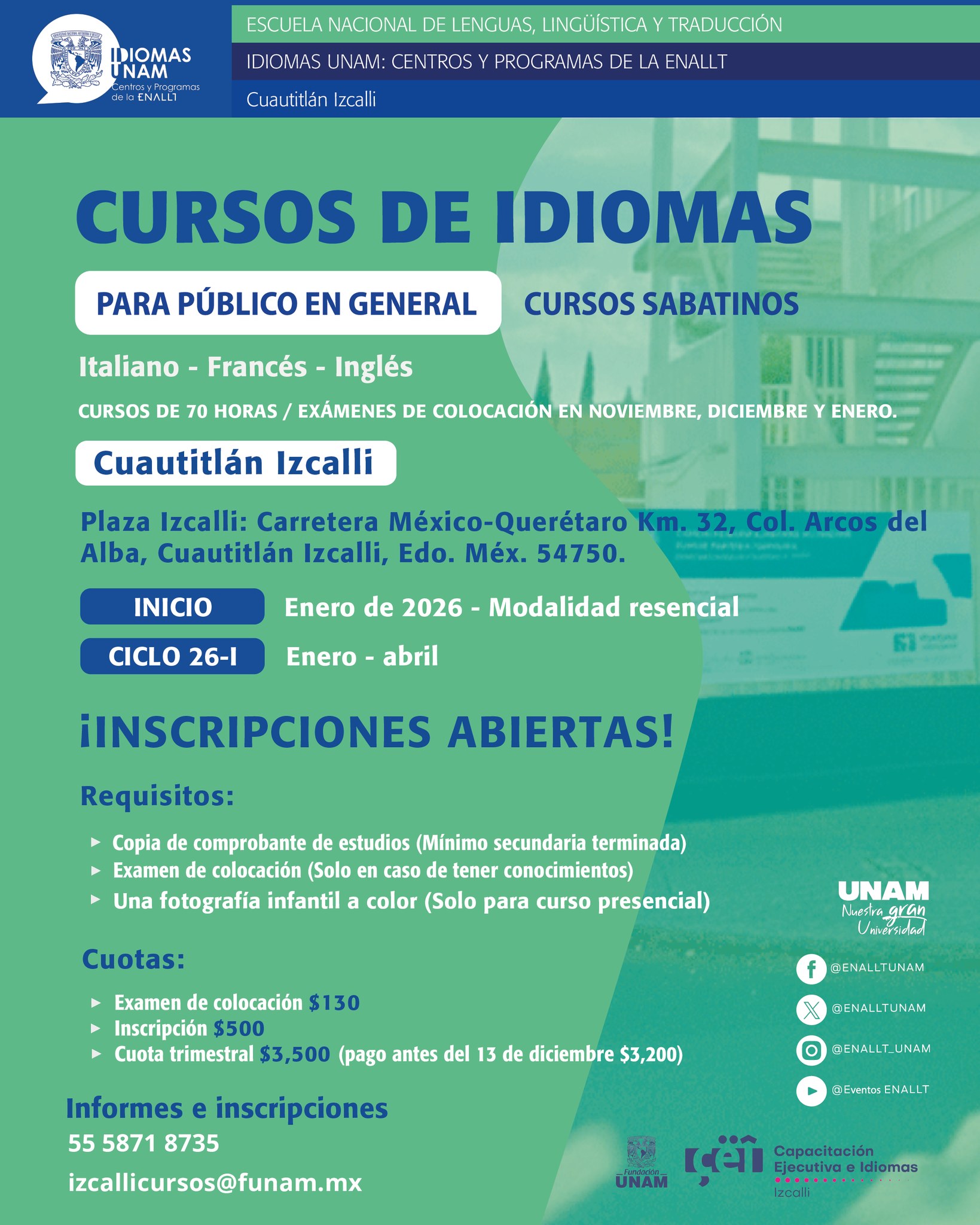 ¡Ya está disponible la convocatoria de cursos de idiomas en nuestra ...