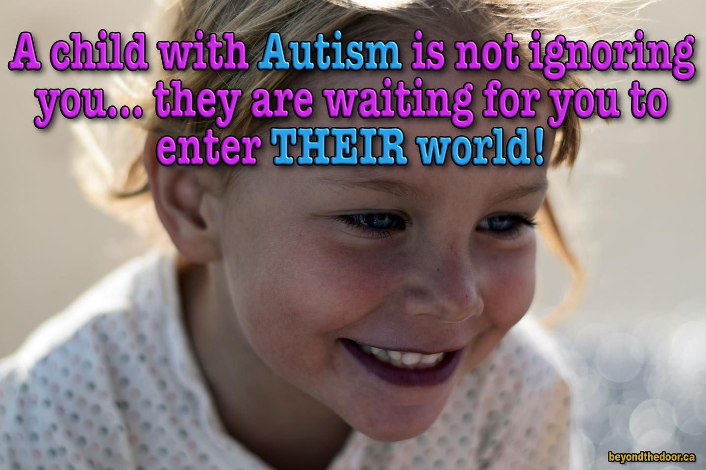 Beyond the Door - Autism-We are not here to fit into your... | Facebook