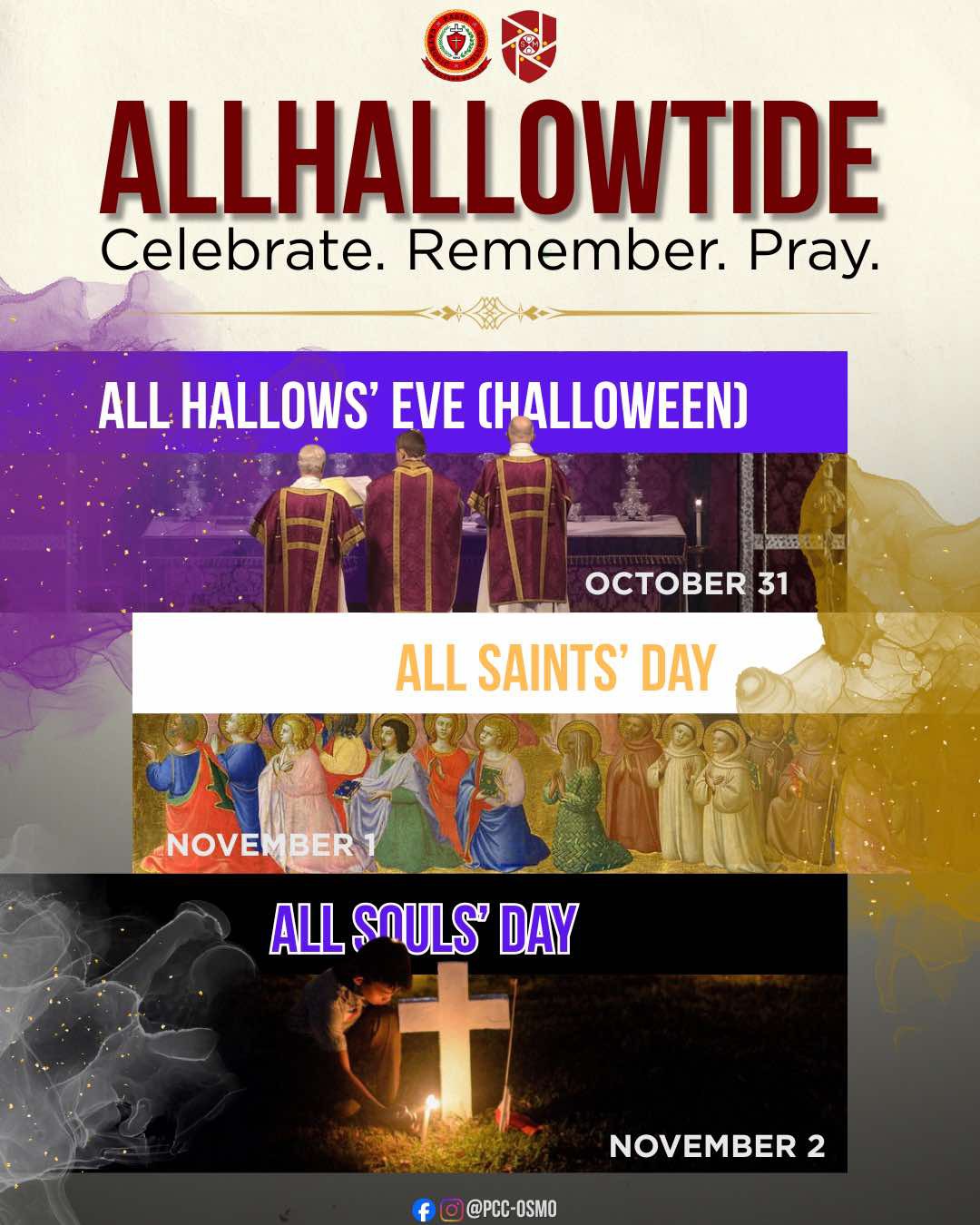 PCC - 🕯️ ALLHALLOWTIDE 2025 🕯️ Let us Celebrate, Remember, and Pray as ...