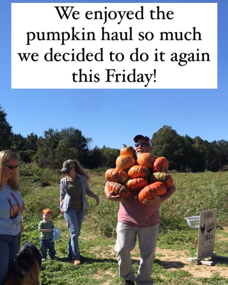 The great pumpkin haul will be... - Jones Family Farms MS