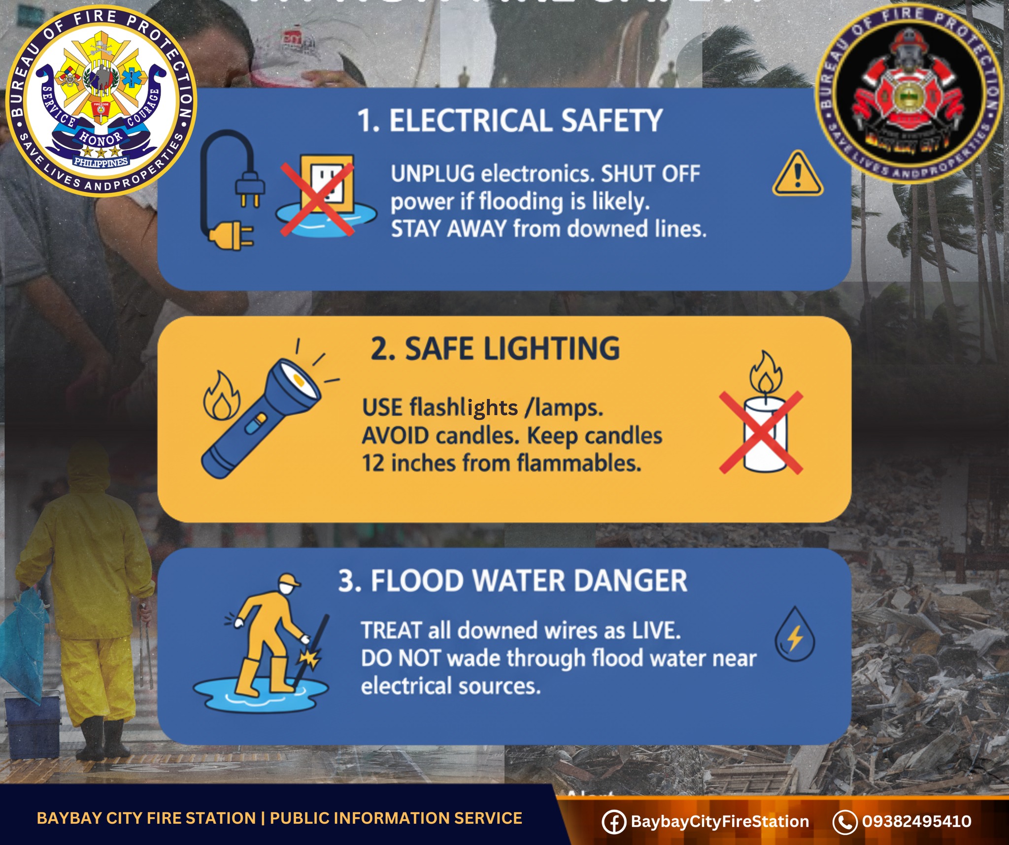 "FIRE SAFETY TIPS"... - Baybay City Fire Station North Leyte | Facebook