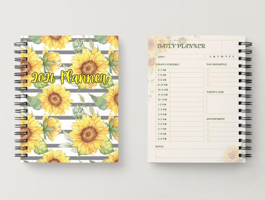 Teacher Marie - Free 2026 Sunflower Planner Comment Sun to... | Facebook