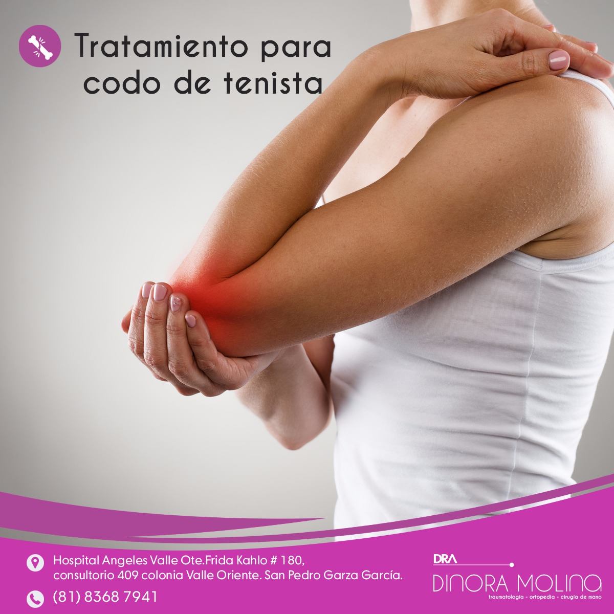 Dra Dinora Molina A Esta Tendinitis Del Codo También Se Le Denomina