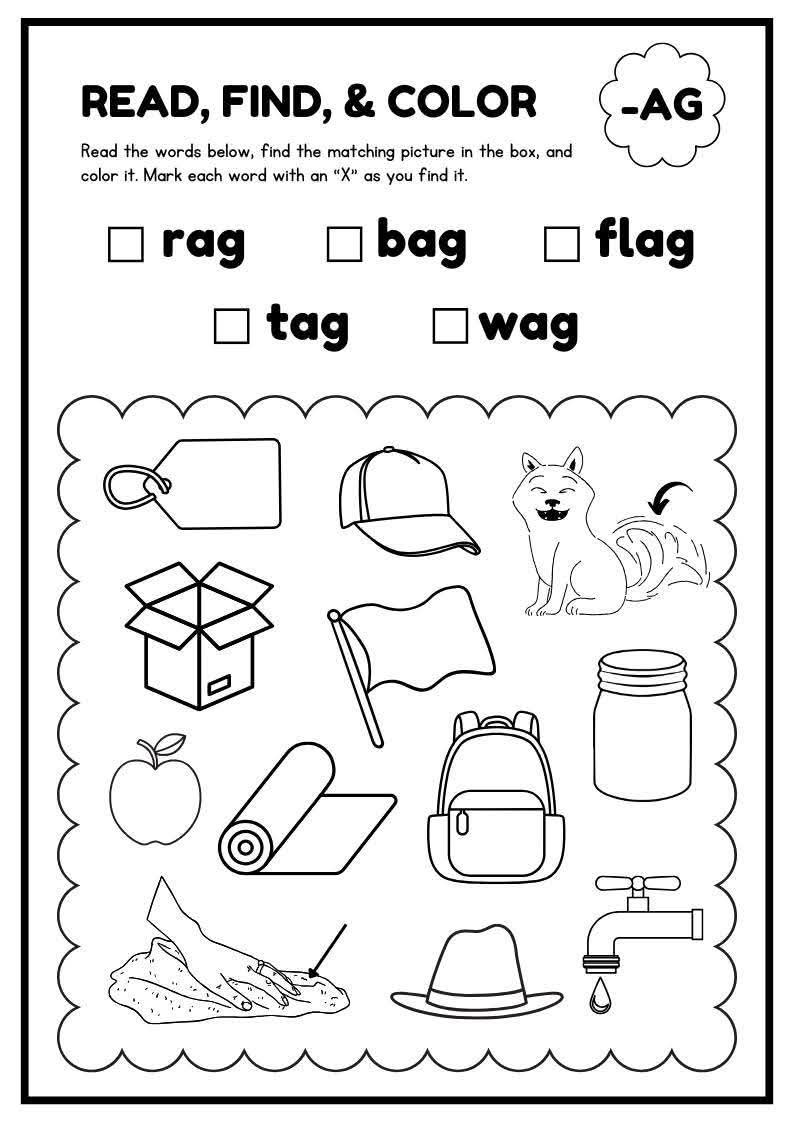 Read, Find, and Color Activity 😊... - Teacher Sheila's Corner | Facebook