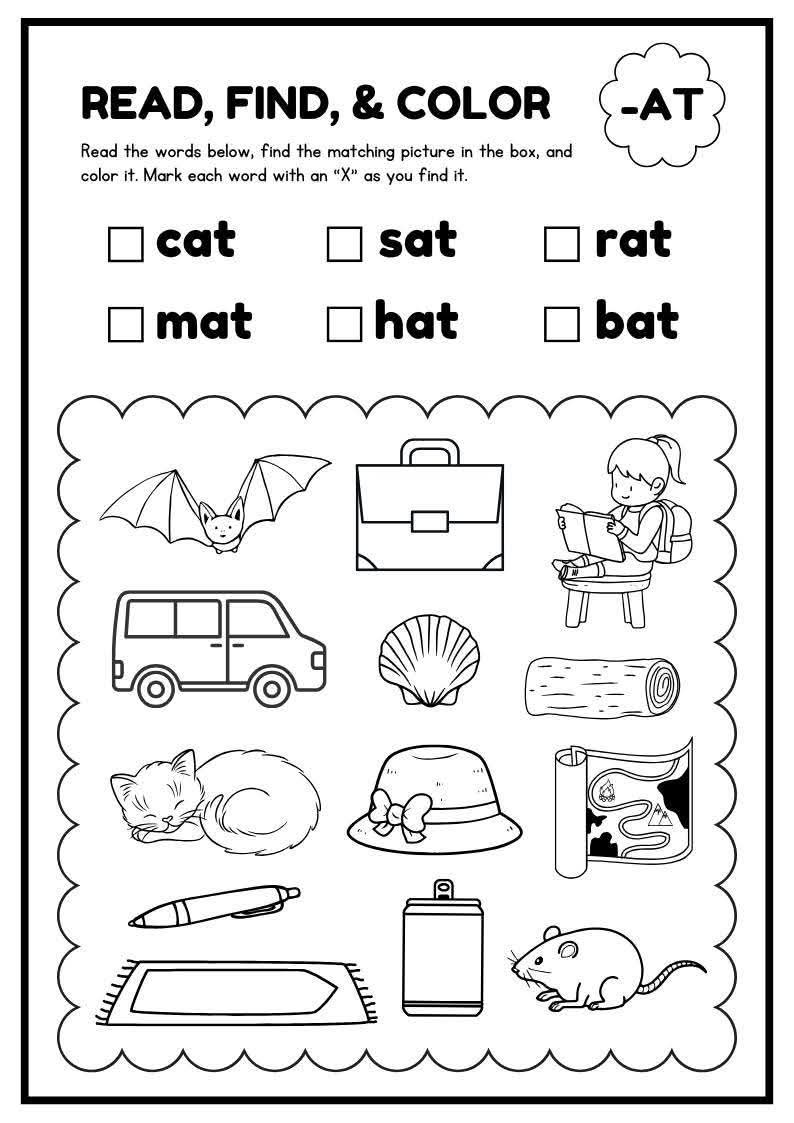 Read, Find, and Color Activity 😊... - Teacher Sheila's Corner | Facebook