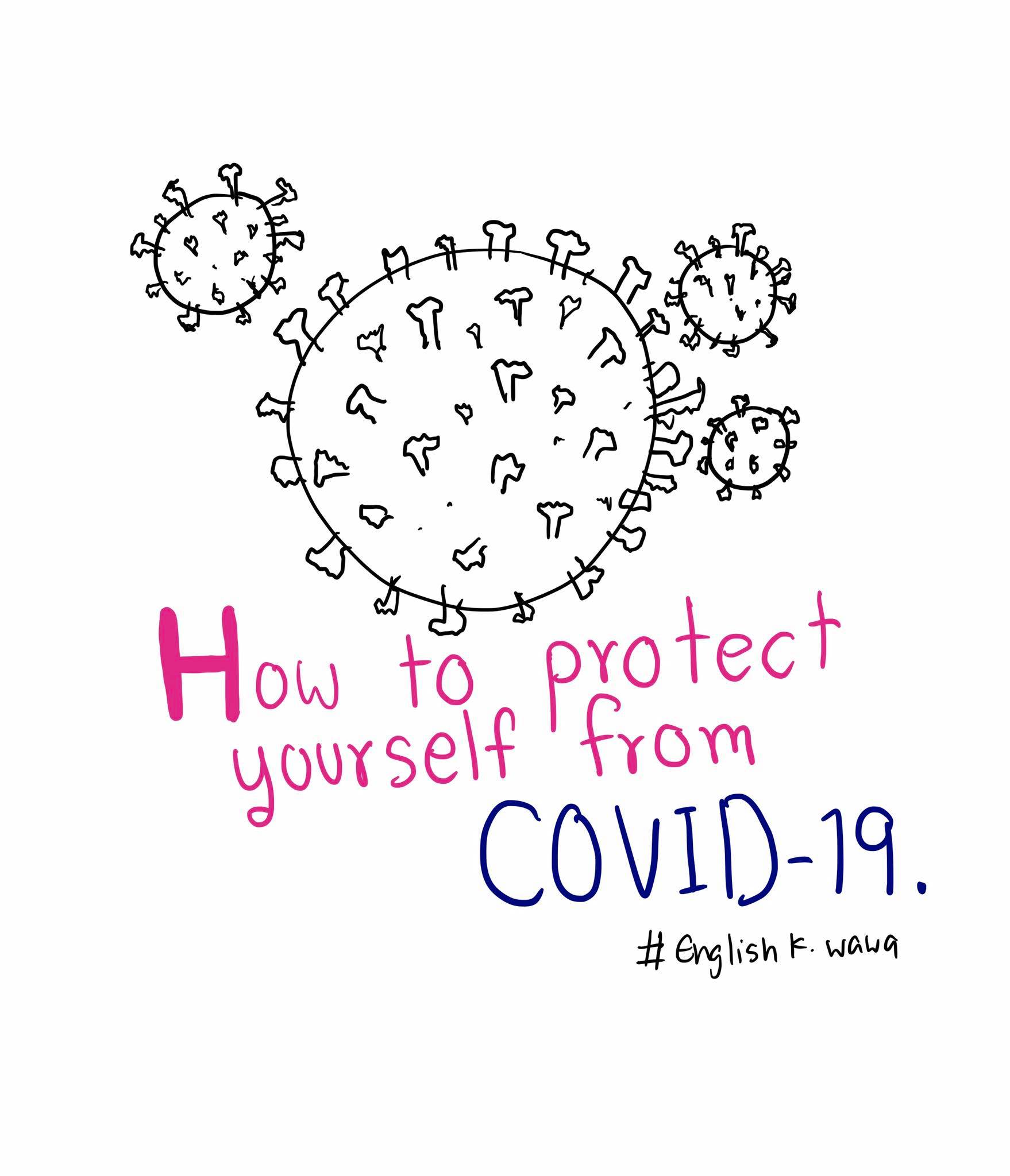 How to protect yourself from Covid-19. - English บ้านครูวาวา | Facebook