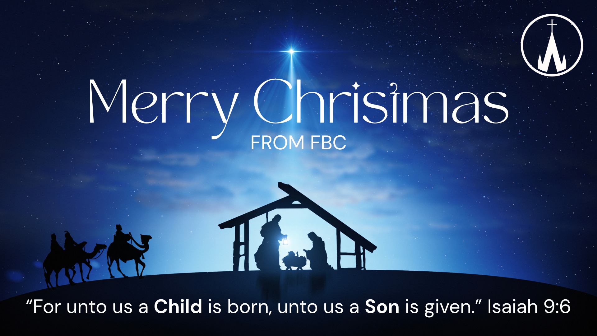 First - "For unto us a Child is born, unto us a Son is given." Isaiah 9 ...