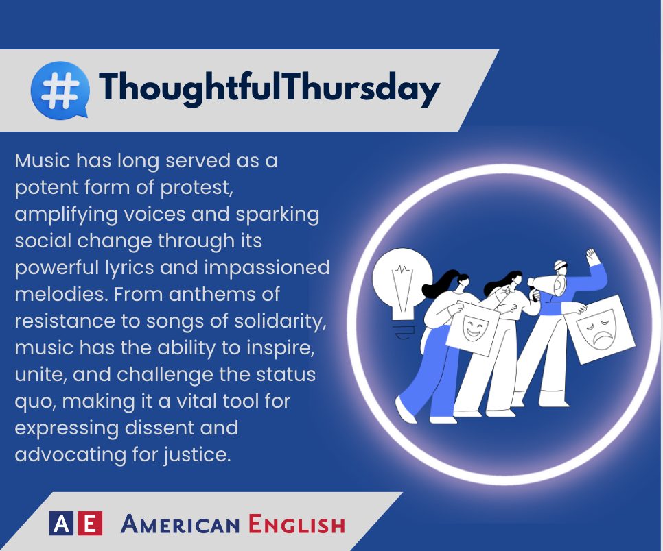 Throughout history, music has... - American English at State