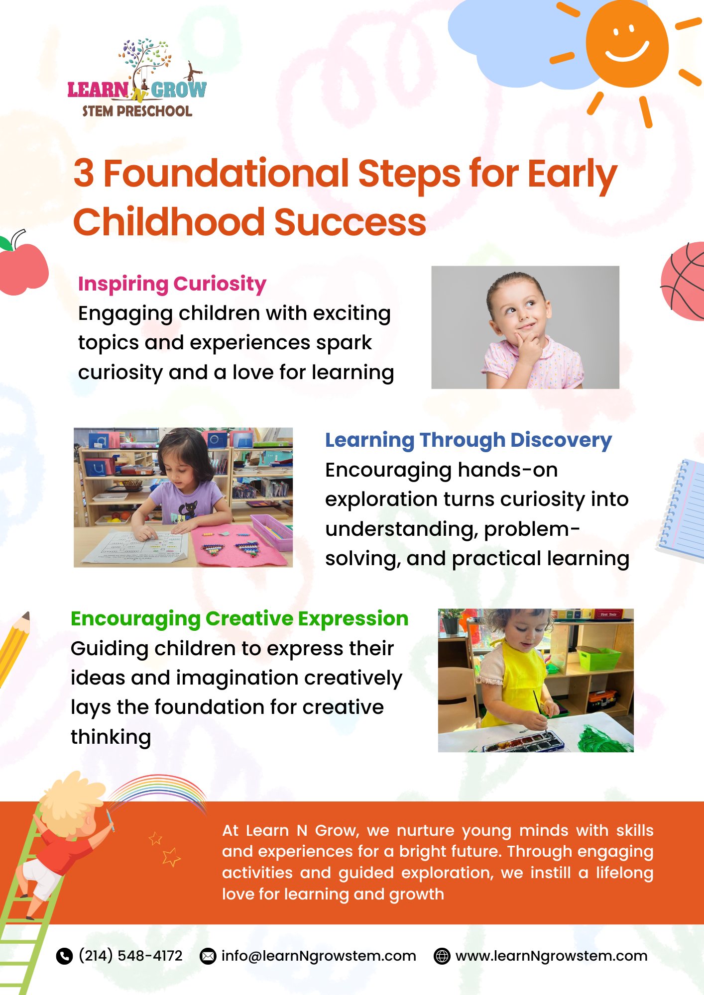 Learn - Curiosity, discovery, and creative expression are essential ...