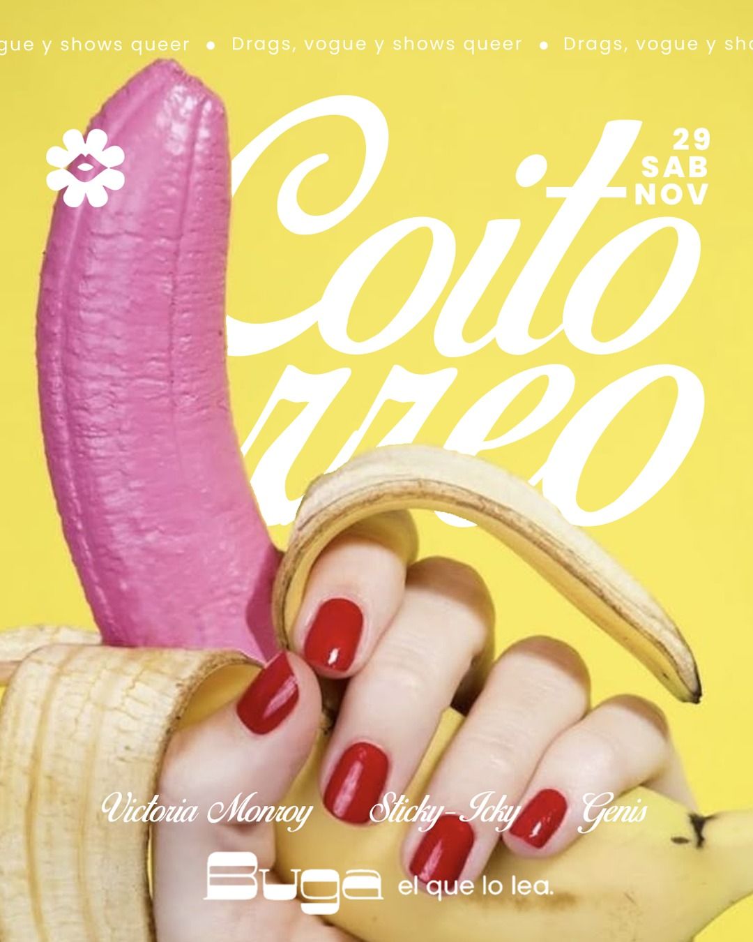 Queer Ahora Sí Chamacas Que Se Arme El Coitorreo 🍌 Este Sabada En El Salón 🫦 A Reservar