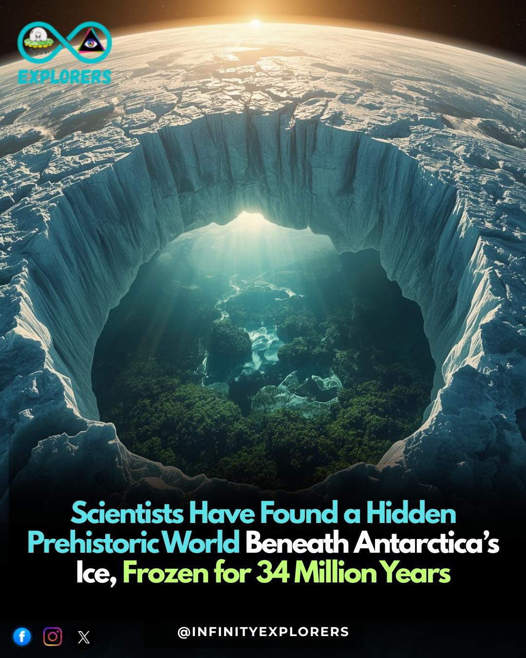 Infinity - 🌎 ️ A Hidden World Found Beneath Antarctica — Frozen for 34 ...