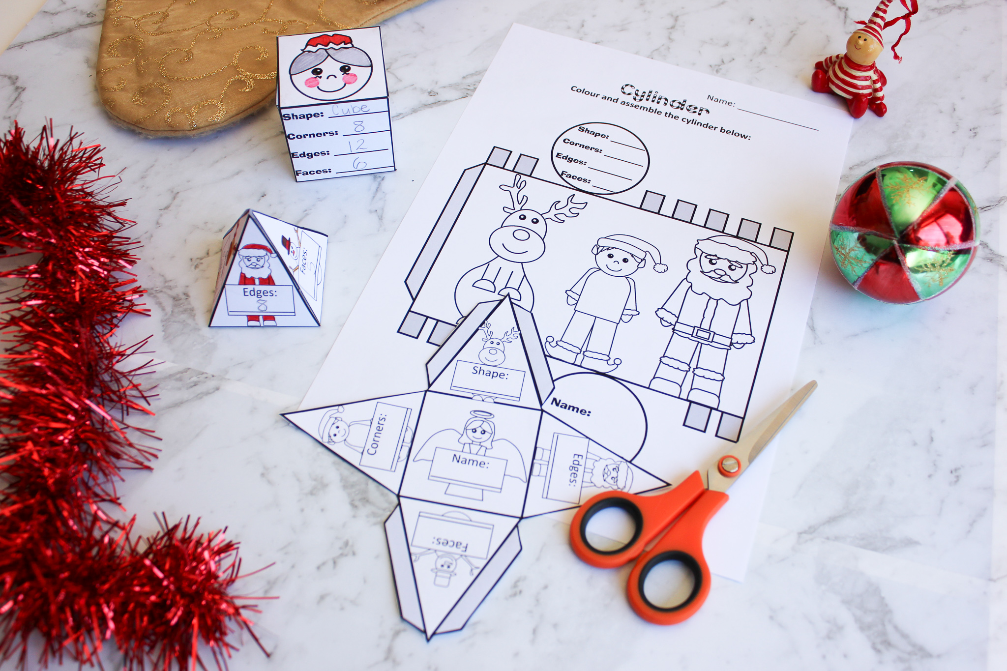 My 3D Christmas Object... - MrsAmy123 Education Resources | Facebook