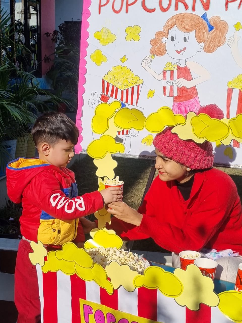 First - Popcorn Party at First Wings School! Today our little learners ...