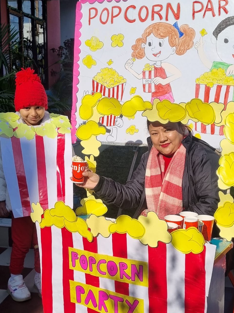 First - Popcorn Party at First Wings School! Today our little learners ...
