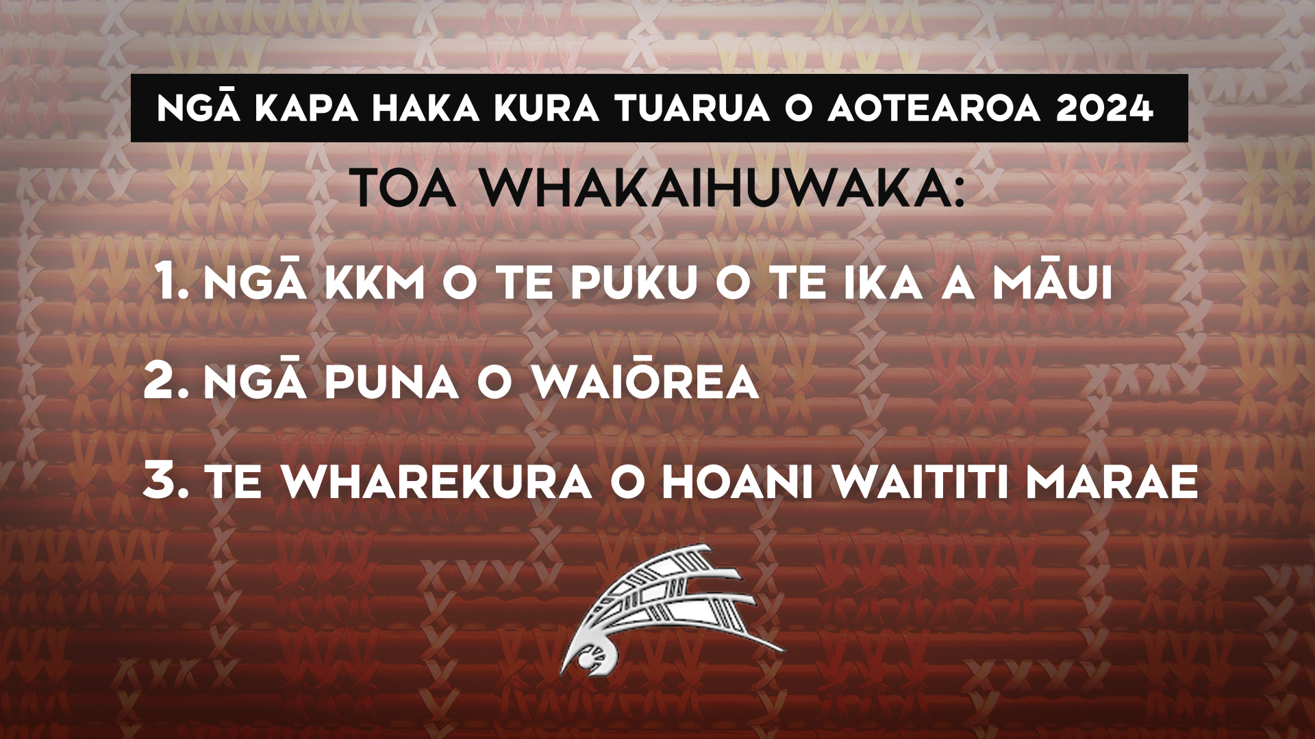 Te ‼️ NgĀ Toa Whakaihuwaka Te Huinga WhetŪ 2024 ‼️ E Te Iwi Your