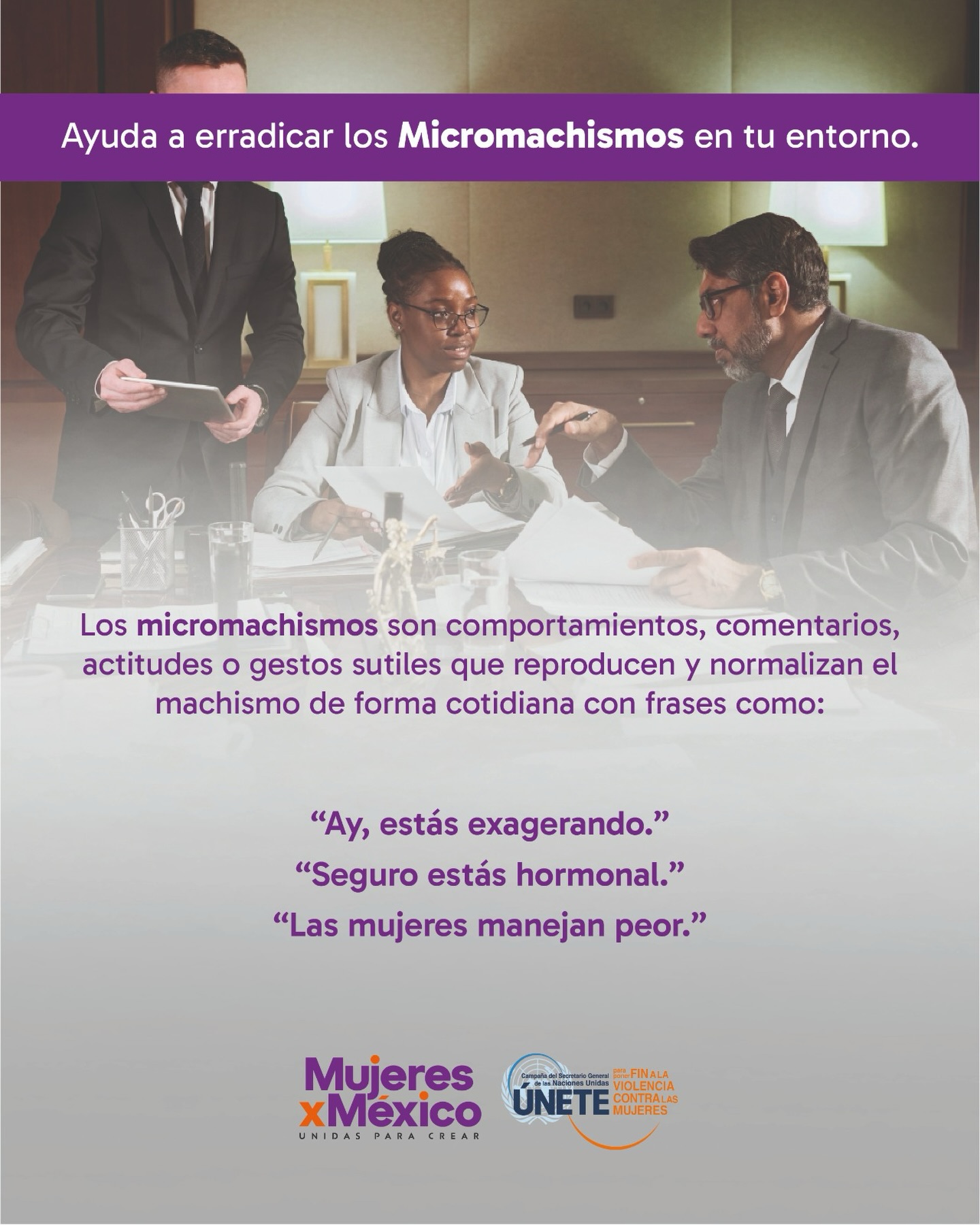 Mujeres - 🚨El micromachismo se hace presente en nuestra vida diaria y ...
