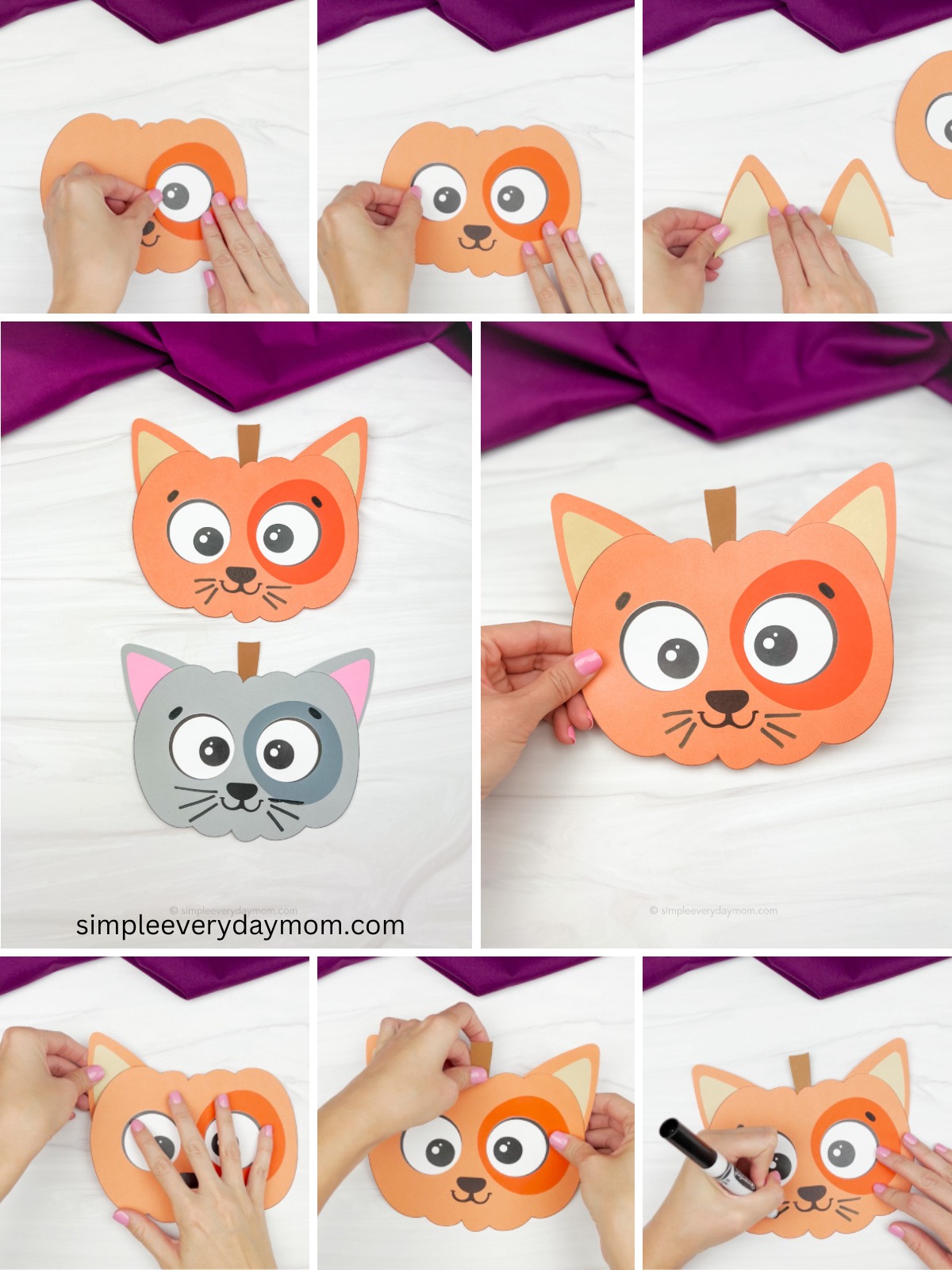 🐱 Cat Pumpkin Craft ️ Get the... - Simple Everyday Mom