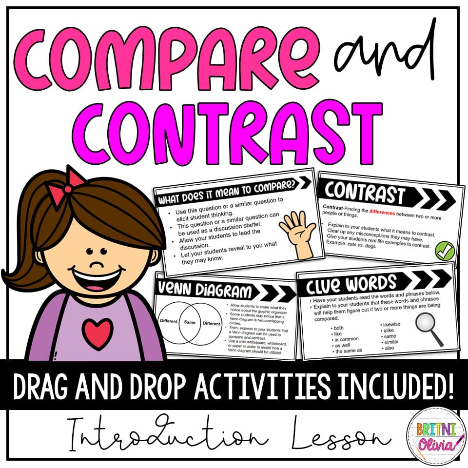 Britni - Compare and Contrast (No Prep!) | Google Slides |... | Facebook