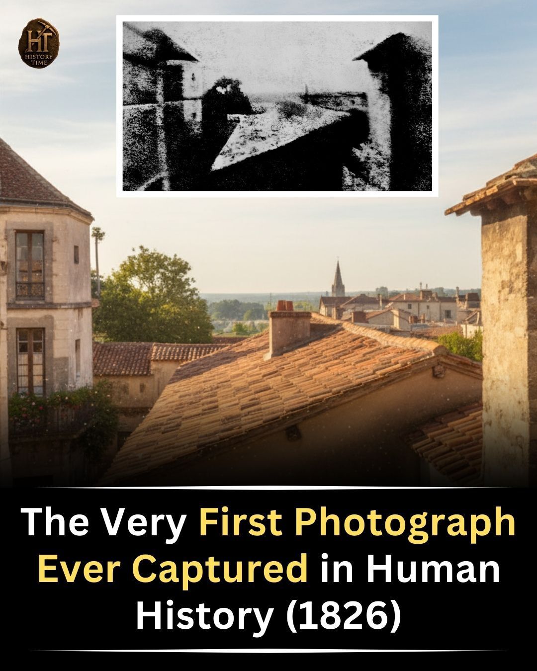 History The Worlds First Photograph Captured Light Itself In 1826 In