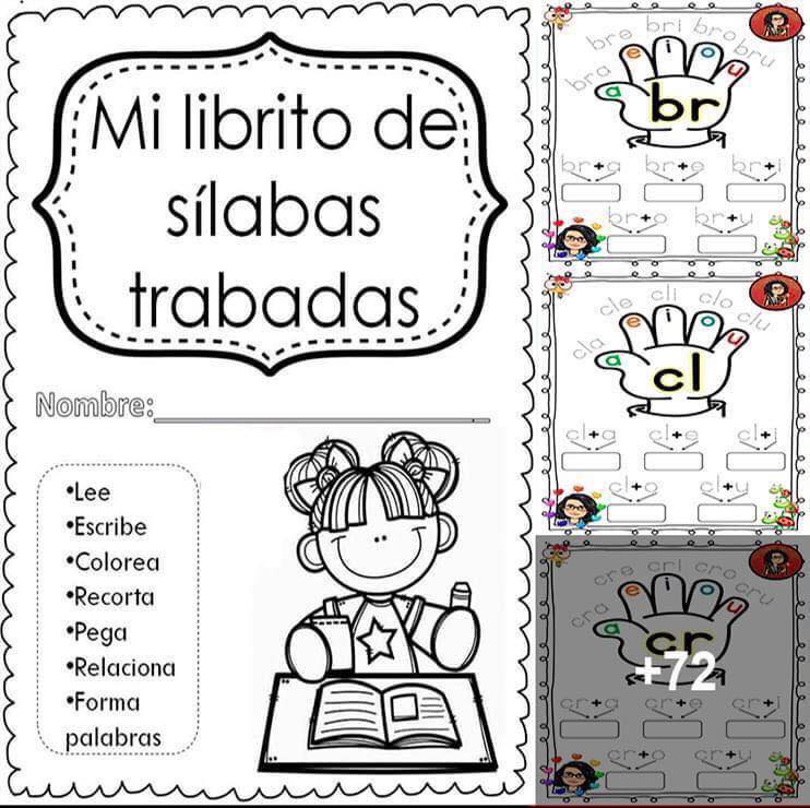 Librito de sílabas... - El Profe - Material educativo | Facebook