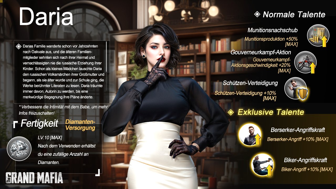The Grand Mafia Das Brandneue Babe Daria Ist Jetzt Da