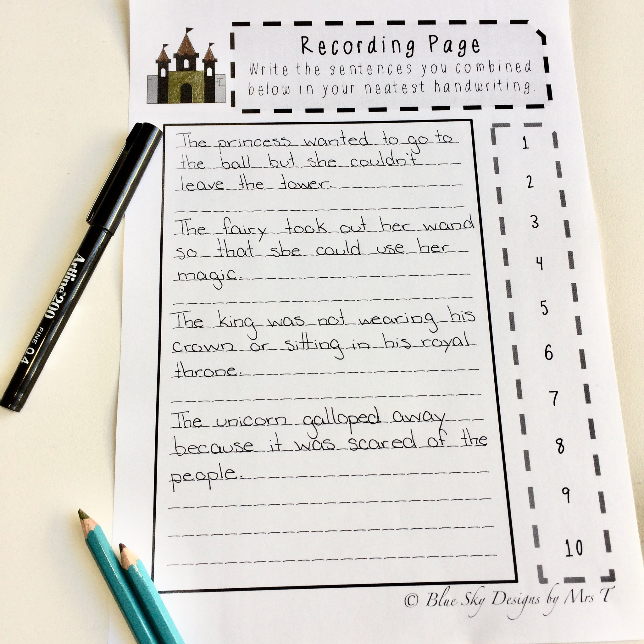 Mrs - 🧚‍♀️ FAIRY TALE SENTENCE WRITING 👑 This fairy tale themed ...