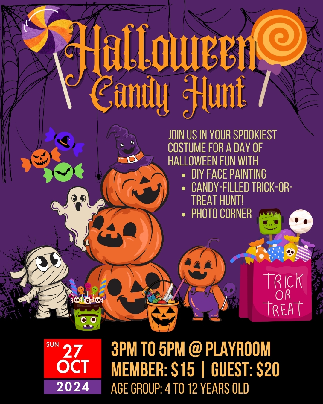 🎃 Halloween Candy Hunt👻 Calling... - Singapore Swimming Club