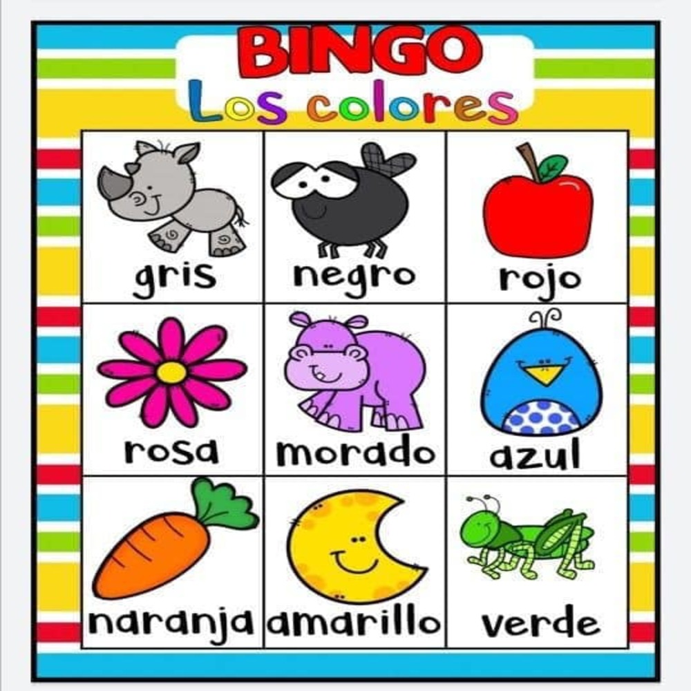 Lotería de colores... - Materiales Educativos para Maestras | Facebook