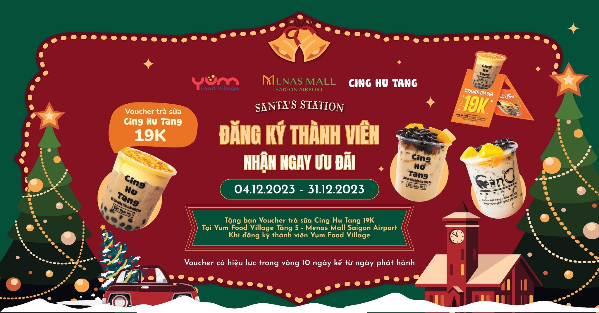 🎁 Ưu đãi độc Quyền Mùa Giáng Sinh 🎁 Yum Food Village
