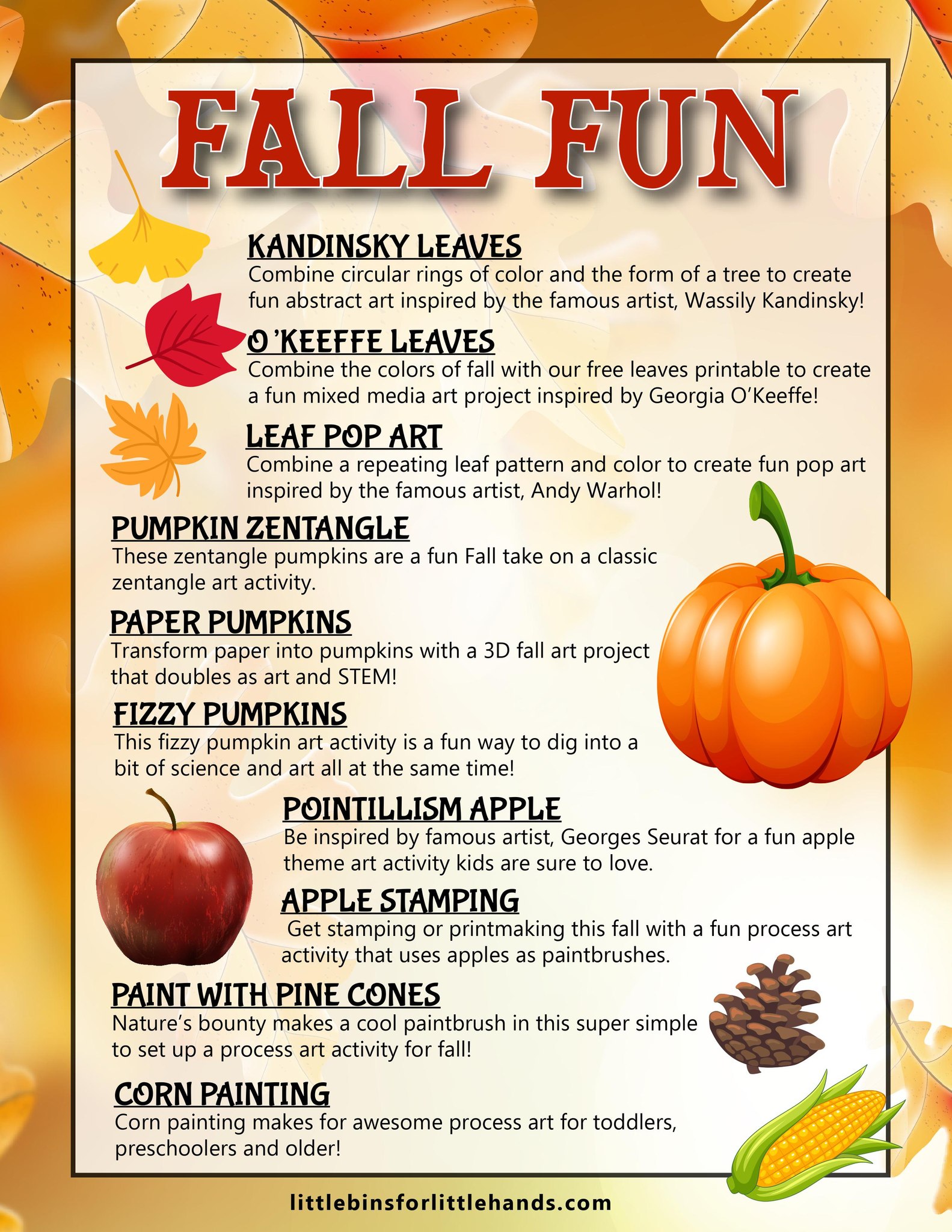 Fabulous Fall art with... - Little Bins for Little Hands