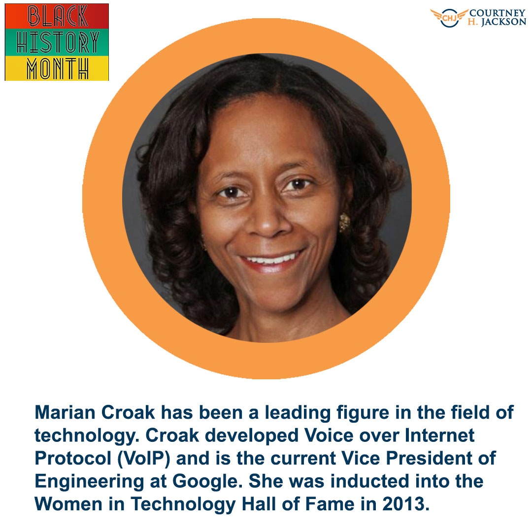 Pemberton - Black History Month feature today: Marian Croak | Facebook