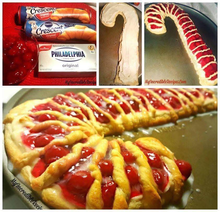 Crafty Candy Cane Cheese Danish Perfect For Christmas Candy