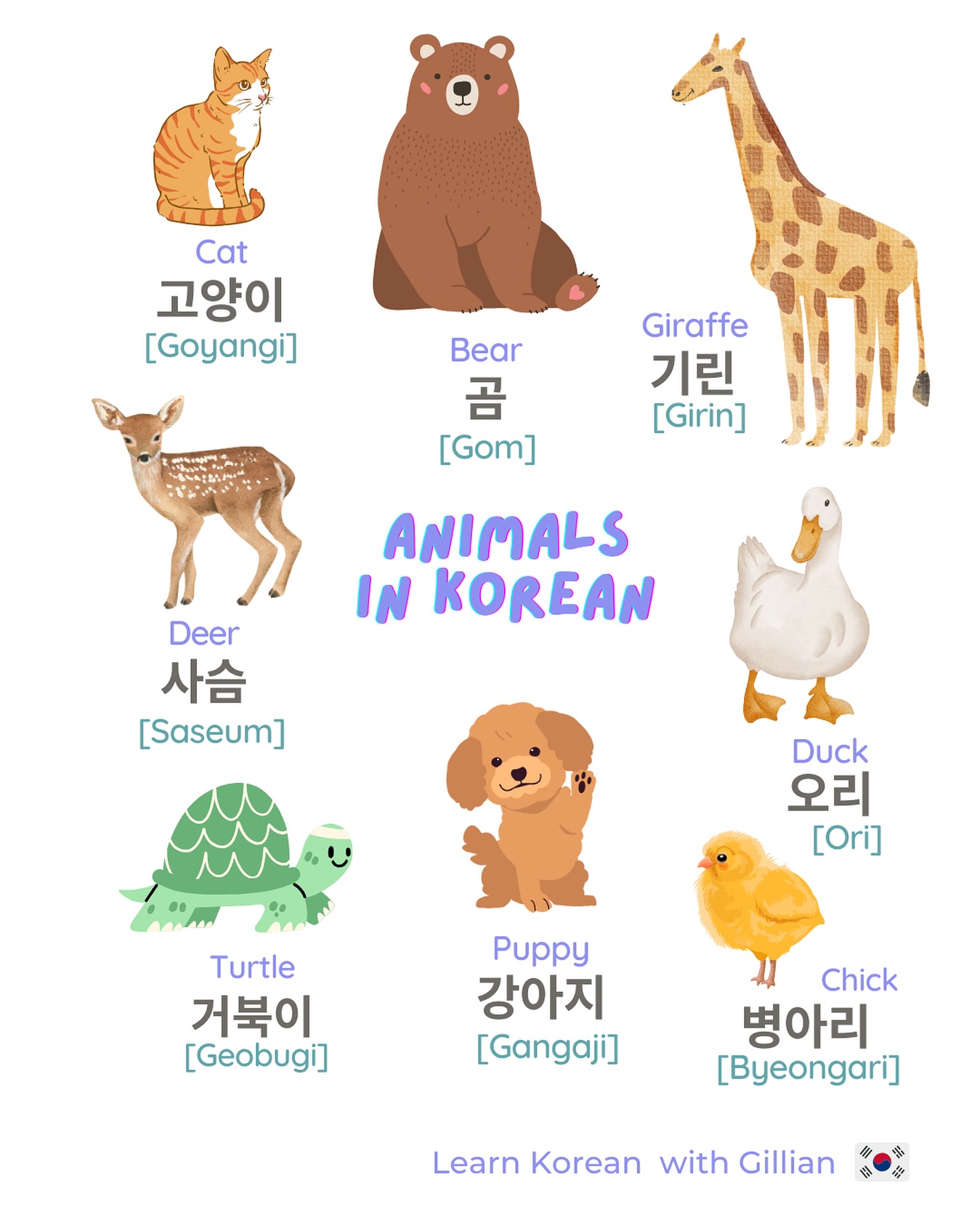 안녕하세요! 🐾 Gillian Kim here!... - Learn Korean With Gillian
