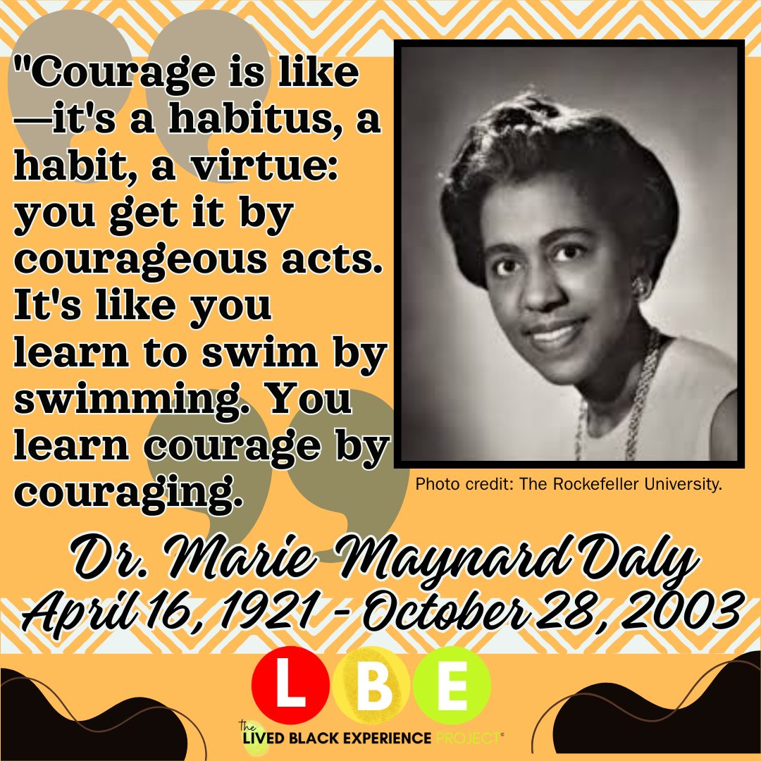 The Lived - Dr. Marie Maynard Daly, the first Black woman to earn a Ph ...
