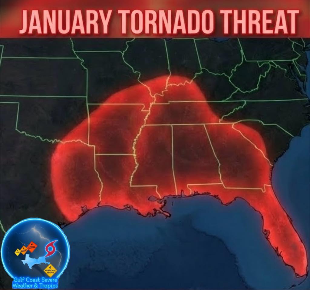 Gulf 🚨 New Year Better Alerts 🚨 This Map Shows The Average January