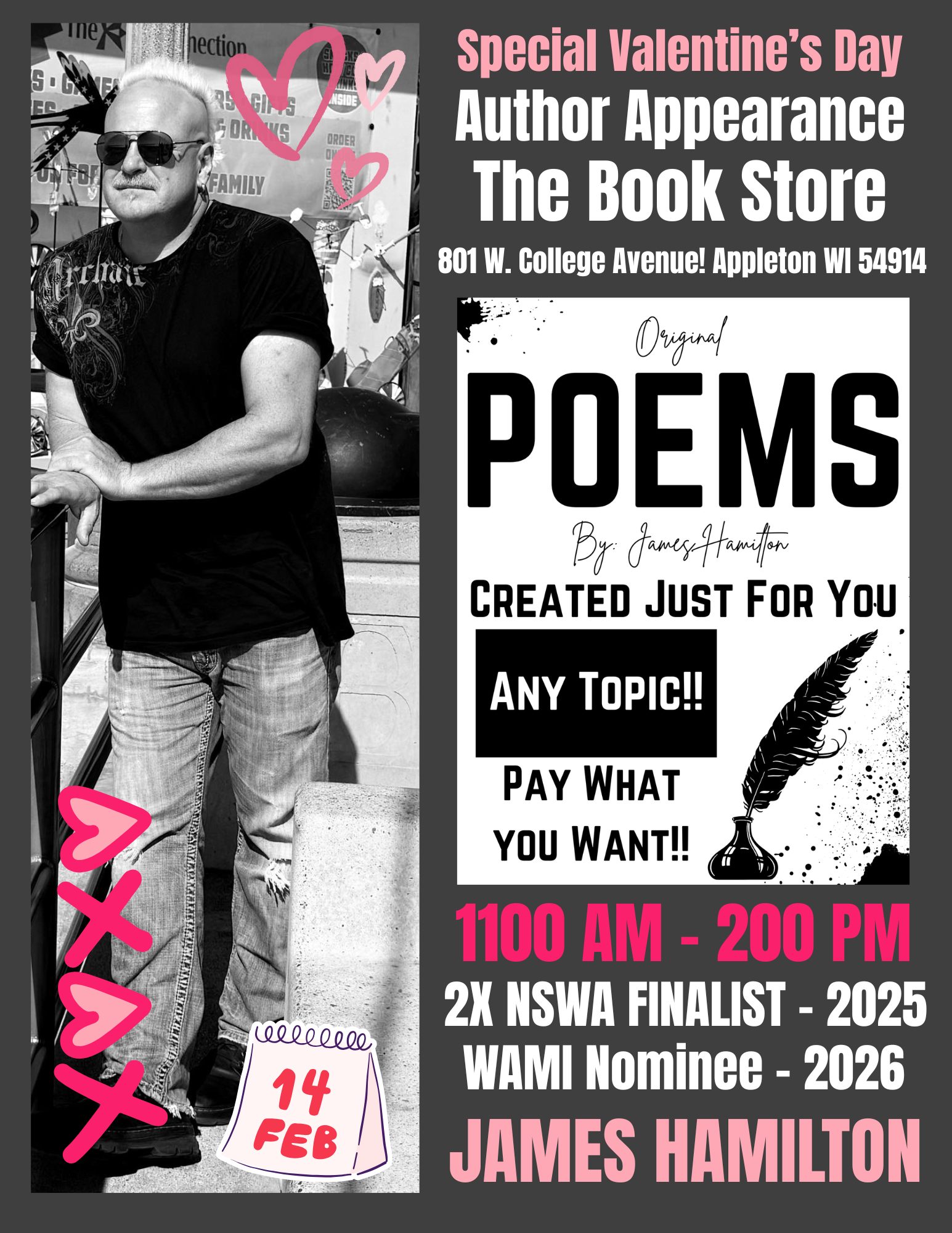 Valentine's Day Author Appearance