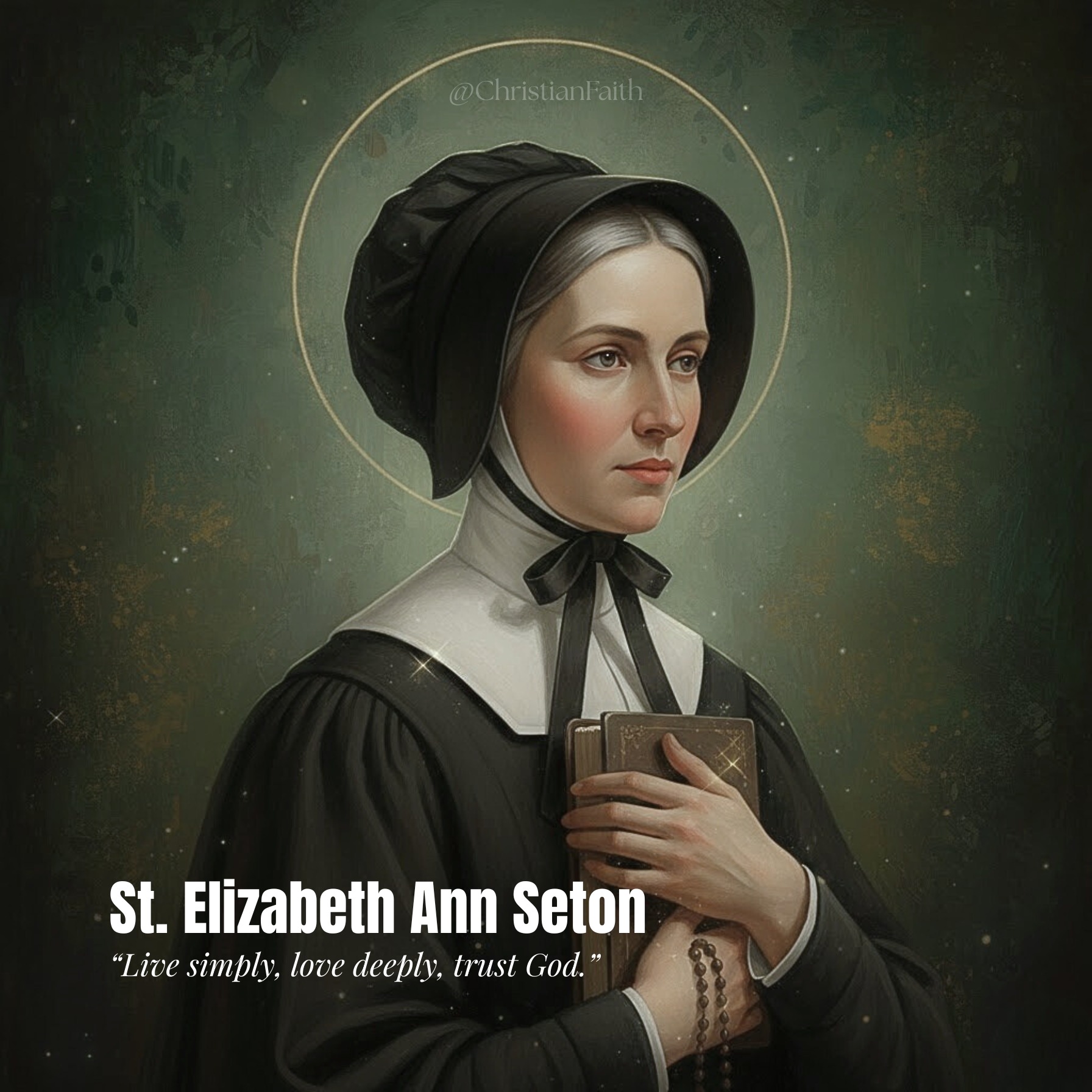 Christian - St. Elizabeth Ann Seton (1774–1821) was the first American ...
