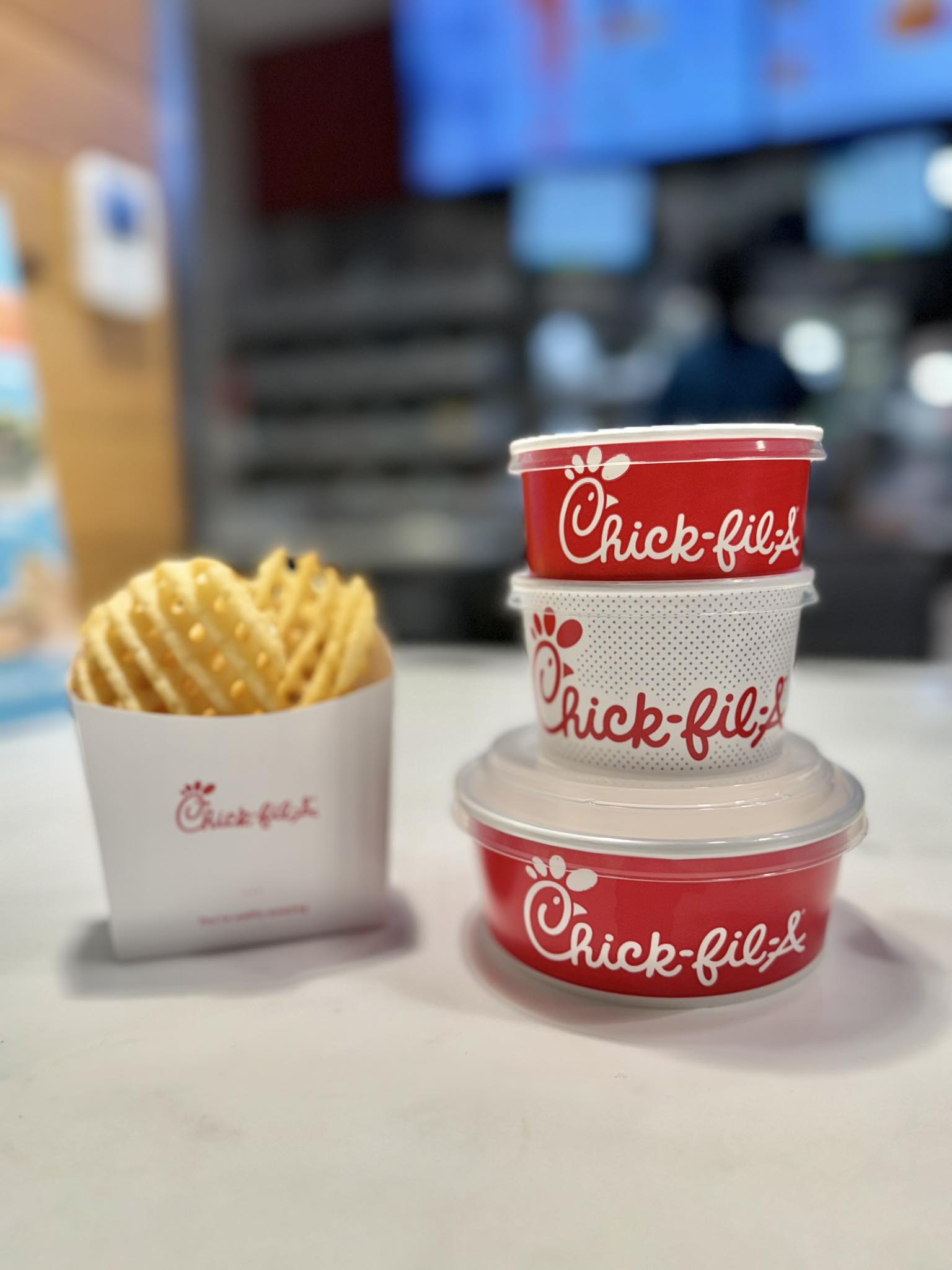 Chick-fil-A - 🥰 Love is in the air with Chick-fil-A heart-shaped trays ...