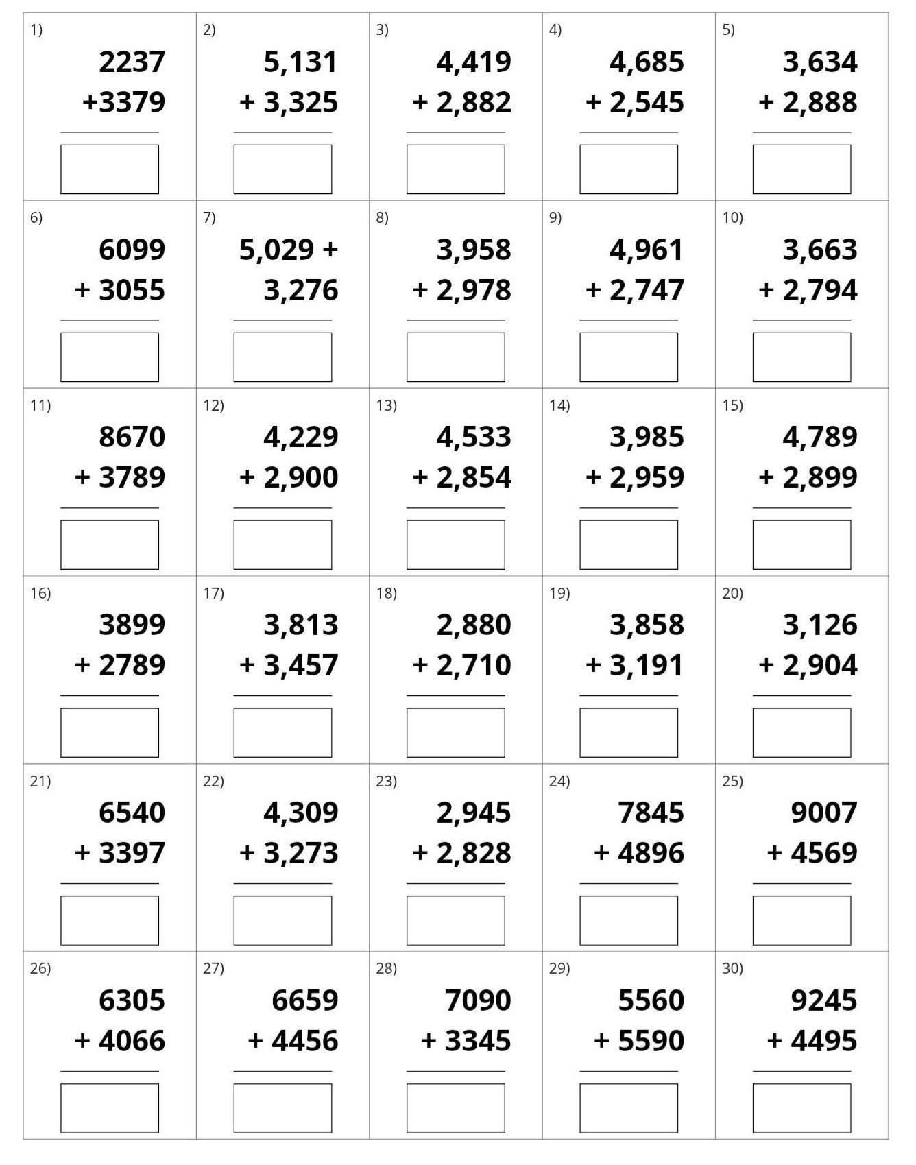 Teacher - Addition of Bigger Numbers 😊 ALL PDF copies are posted at ...