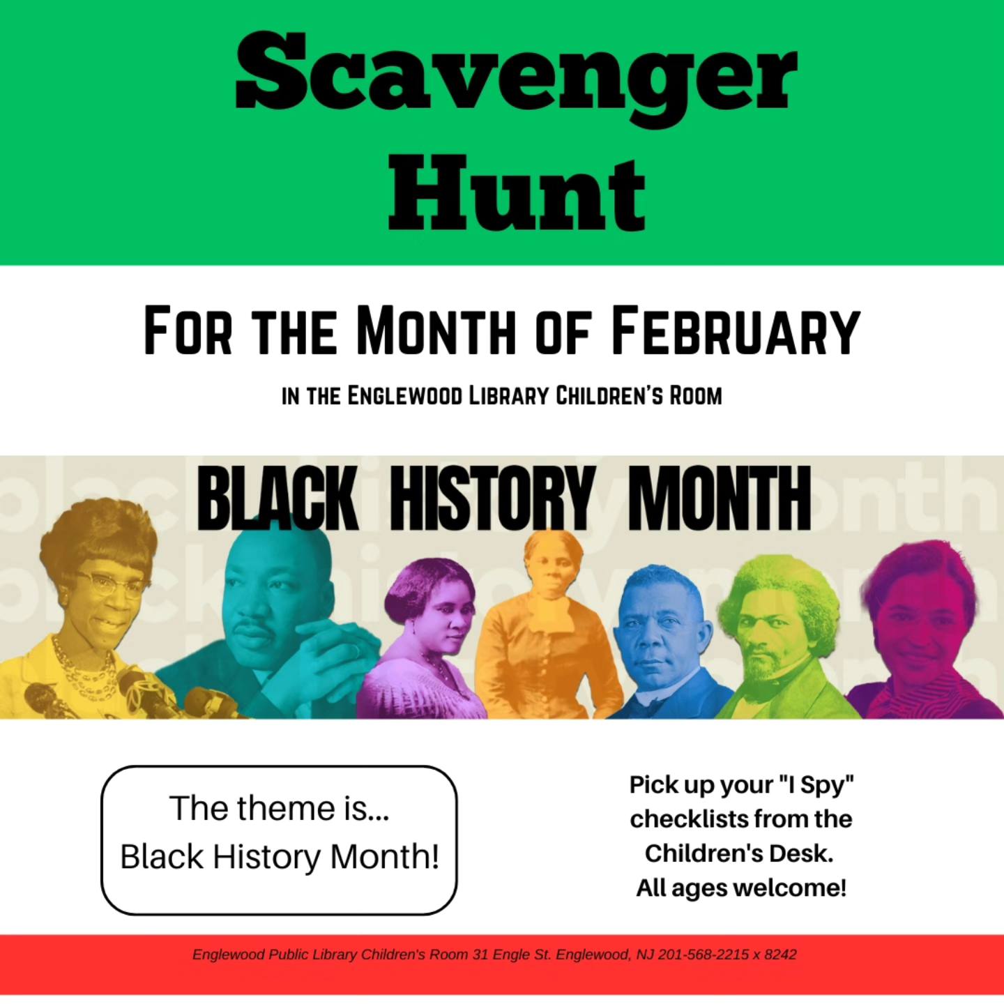 The Scavenger Hunt theme for... - Englewood Public Library | Facebook