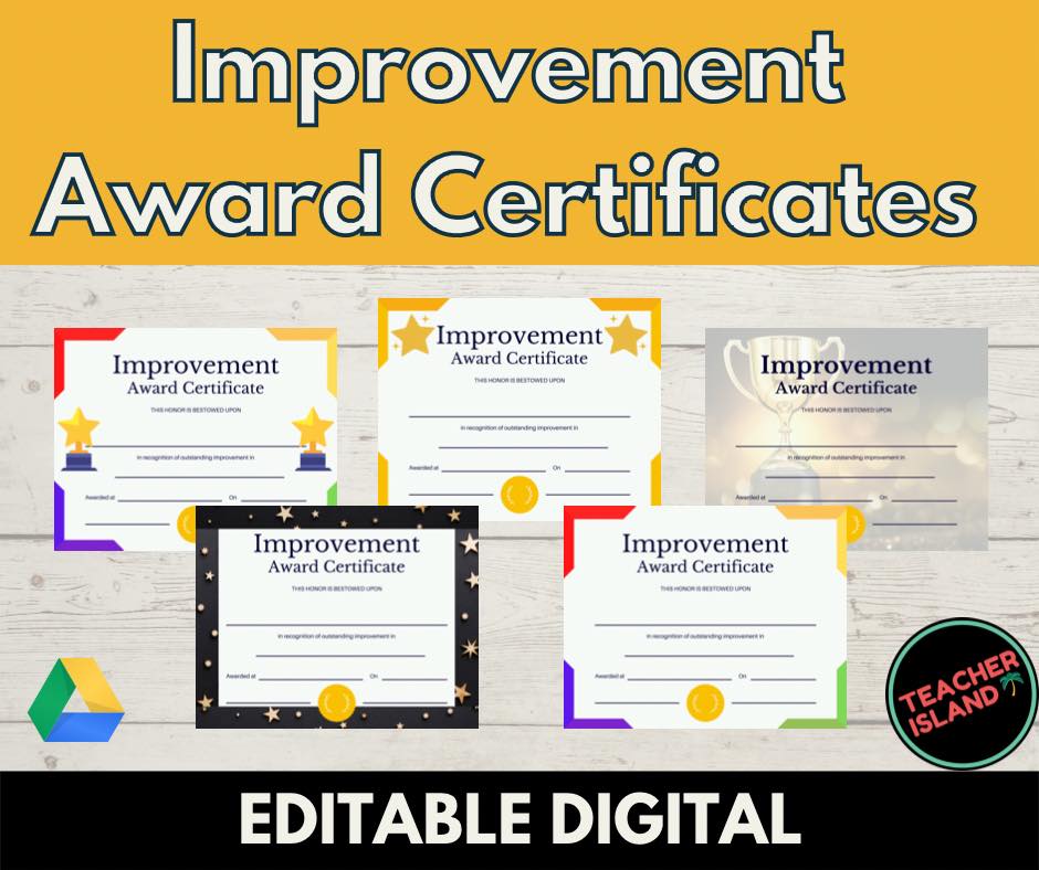 Teacher - Celebrate your students’ improvement and success during the ...