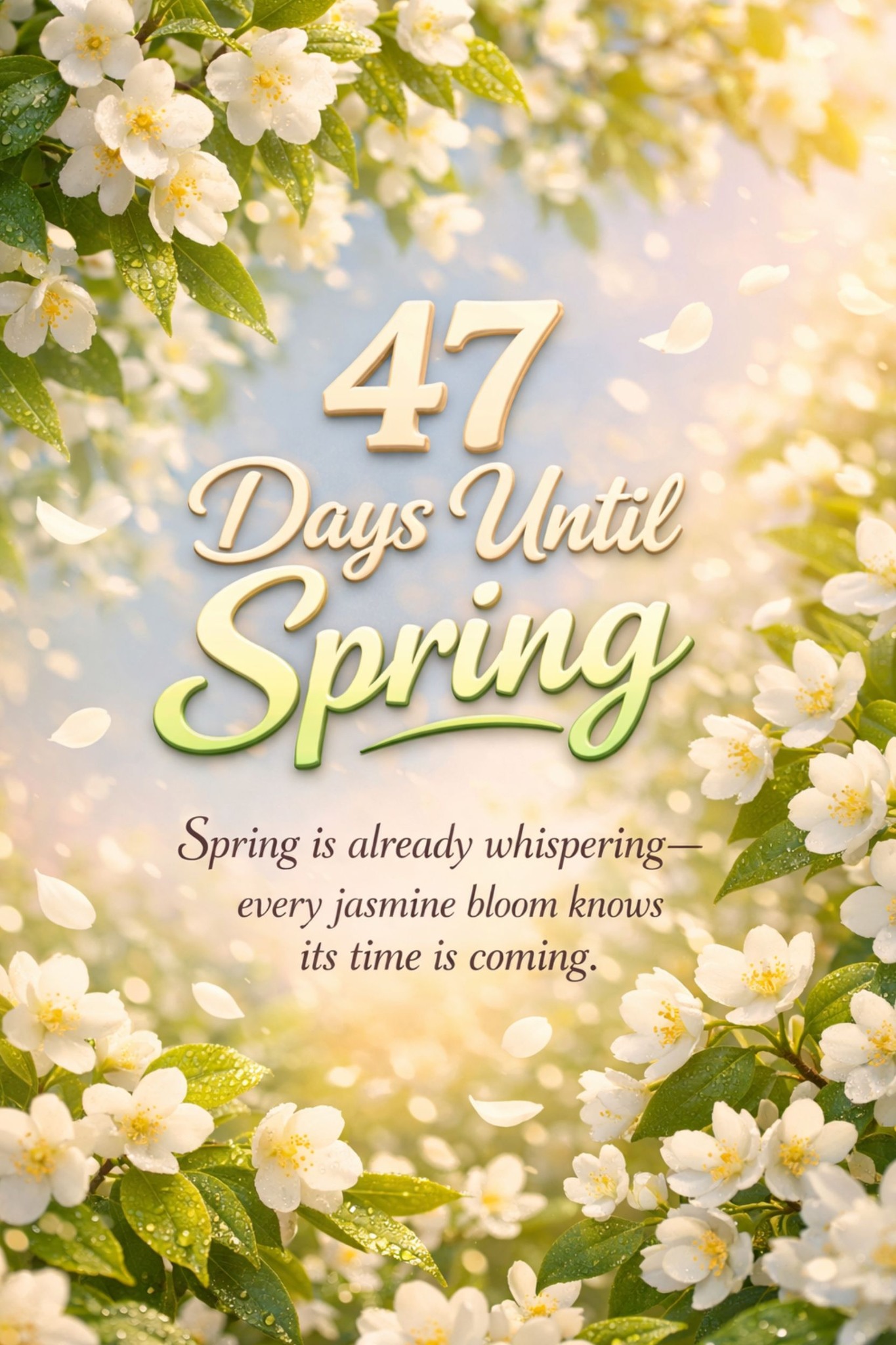 Happy - 🌸 47 Days Until Spring 🌸 Spring is closer than we think 🌿 Every ...