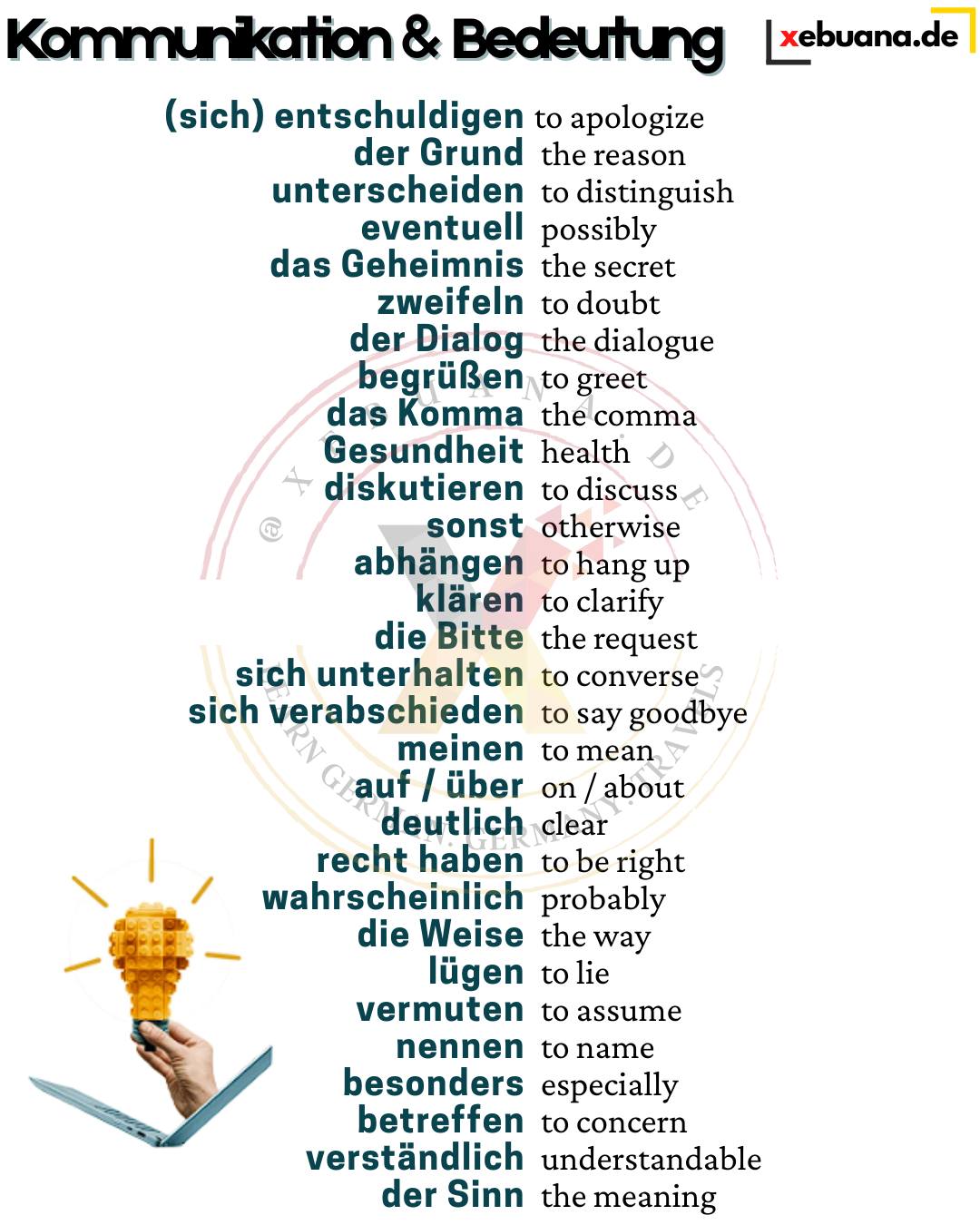 Xebuana.de - Kommunikation & Bedeutung Communication & Meaning These ...
