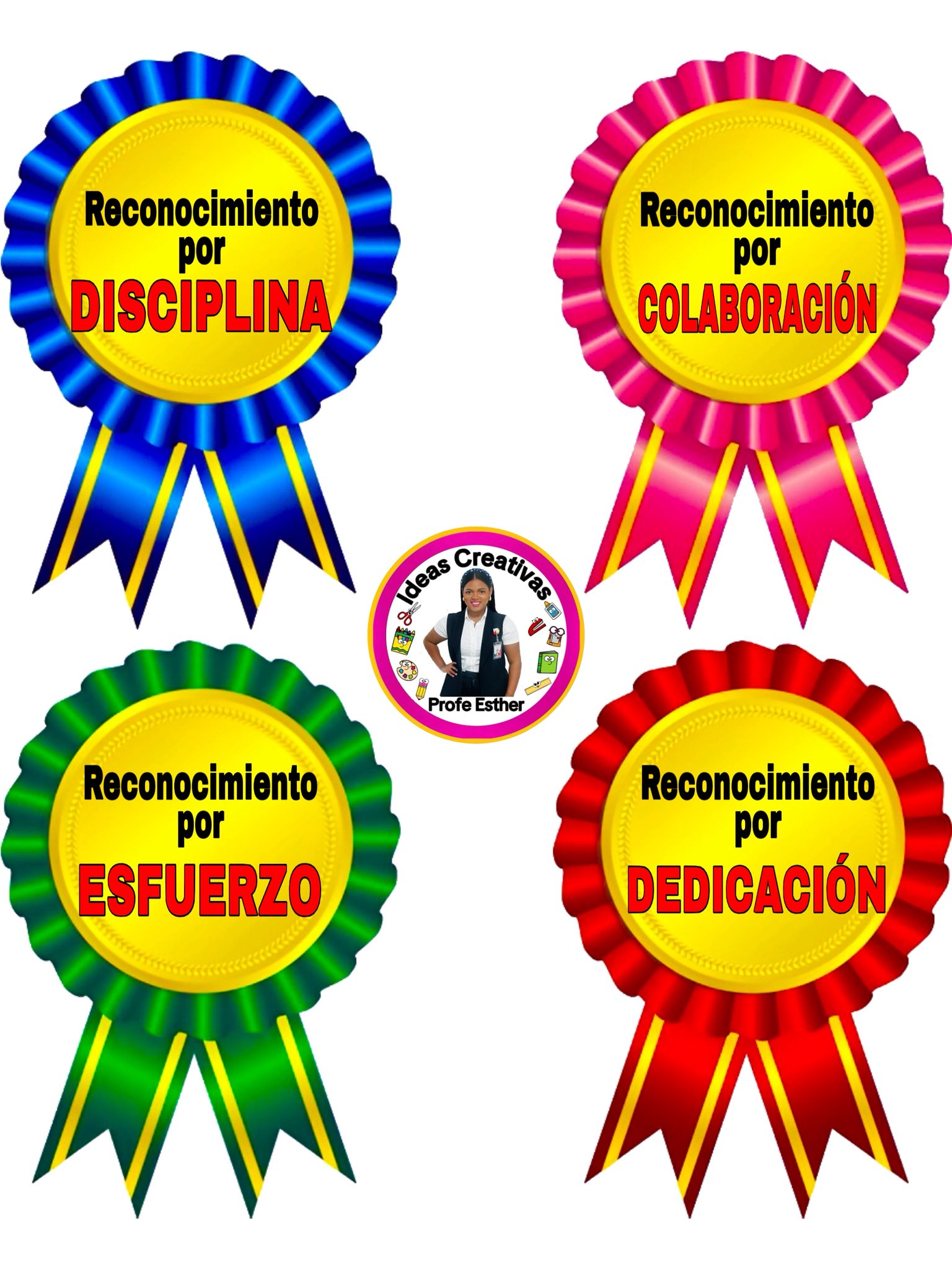 Regalito.🎁🤩🤗💡Medallas... - Ideas Creativas. Profe Esther | Facebook