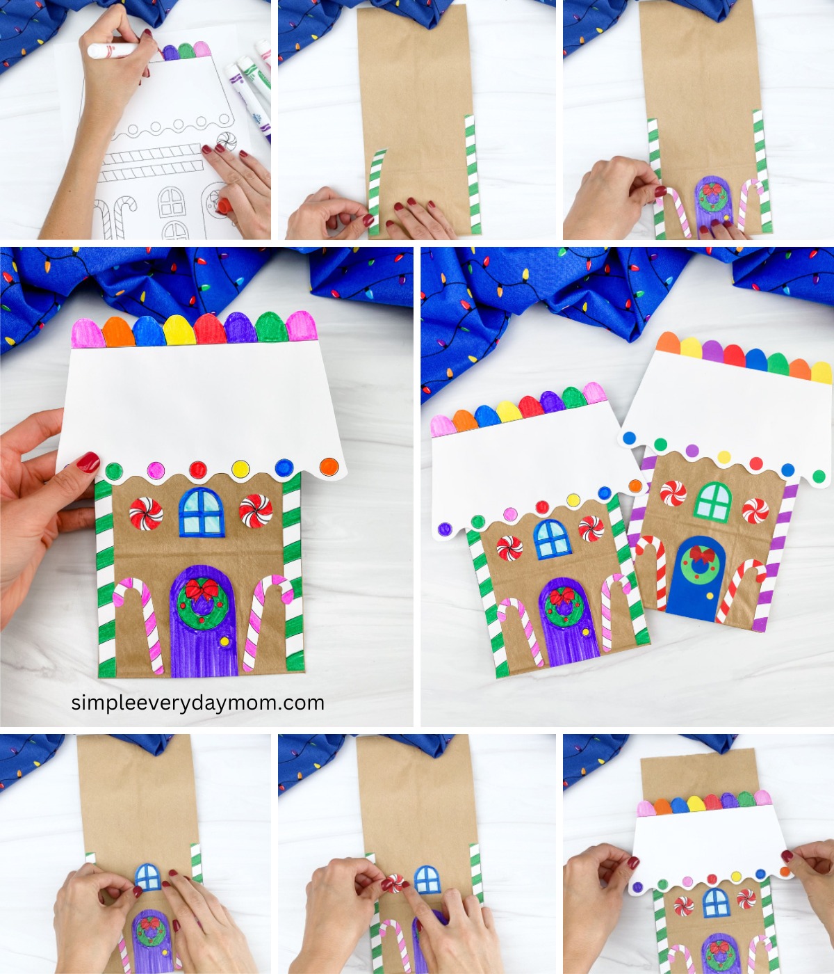 🏠 Gingerbread House Paper Bag Craft... - Fun Crafts For Kids