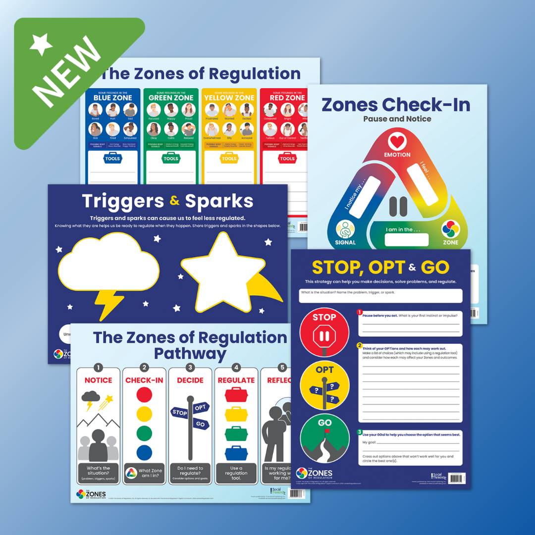 Social - NEW! The Zones of Regulation 5-Poster Set. Shop now bit.ly ...