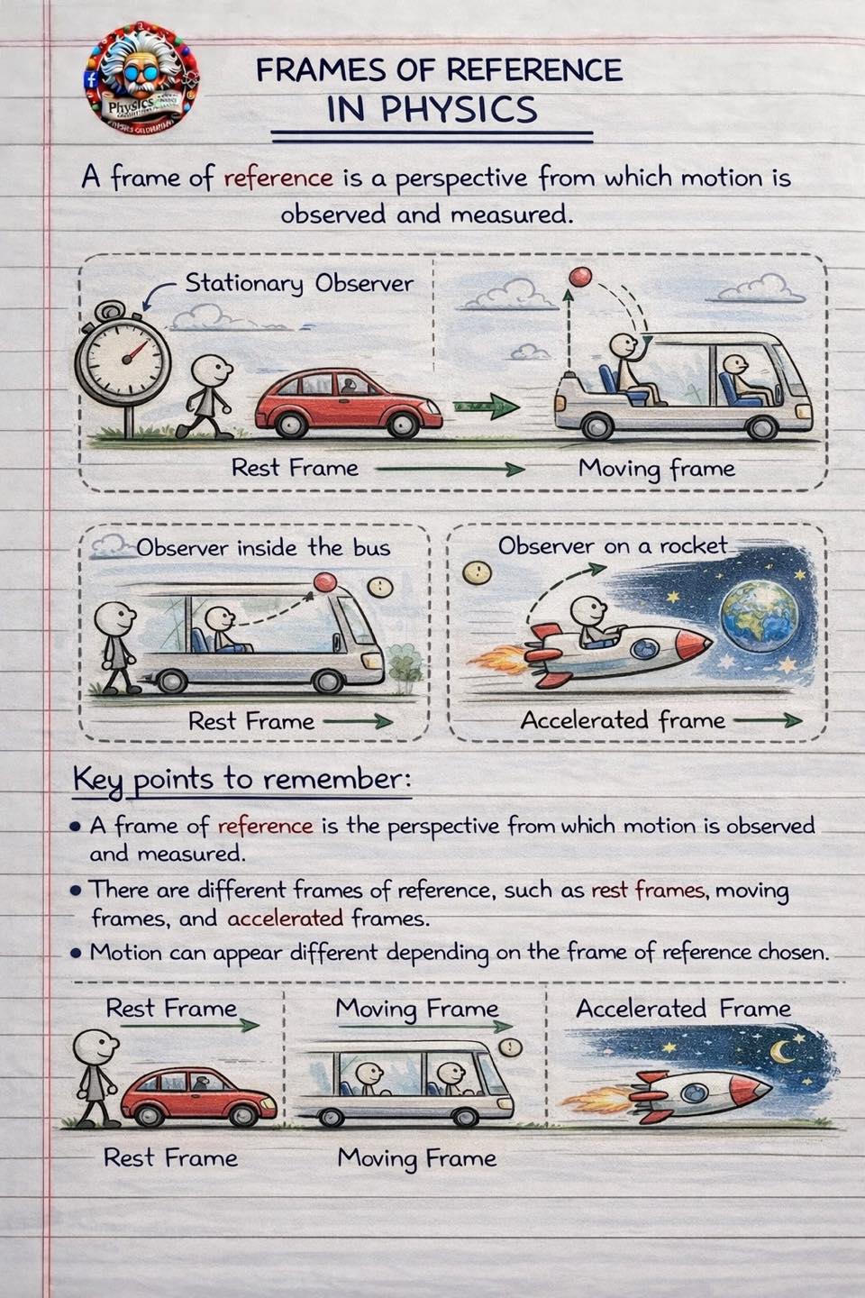 Physicscalculations - Frames of reference in physics | Facebook