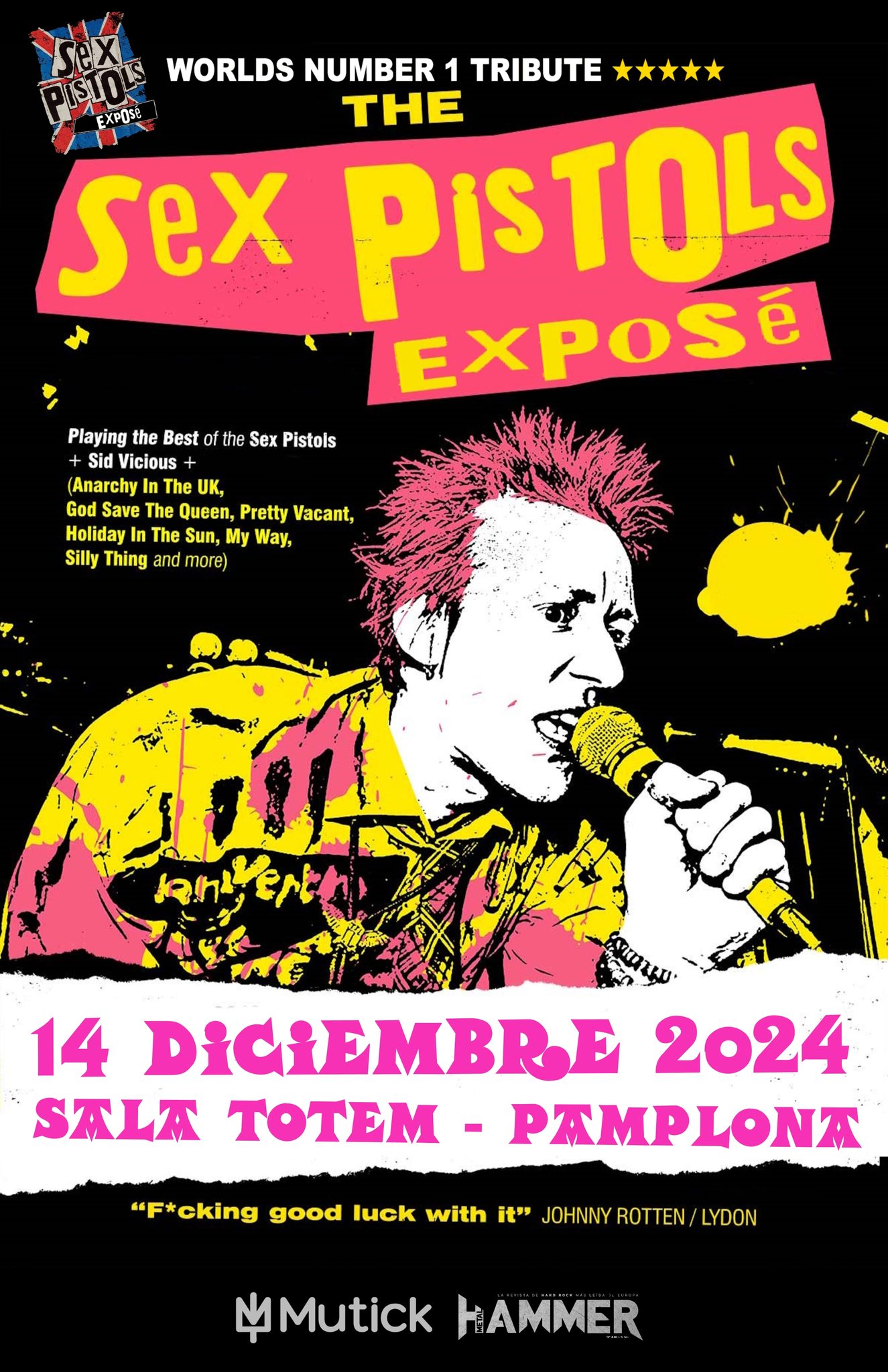 Sex Pistols ExposÉ Pamplona Iruñea