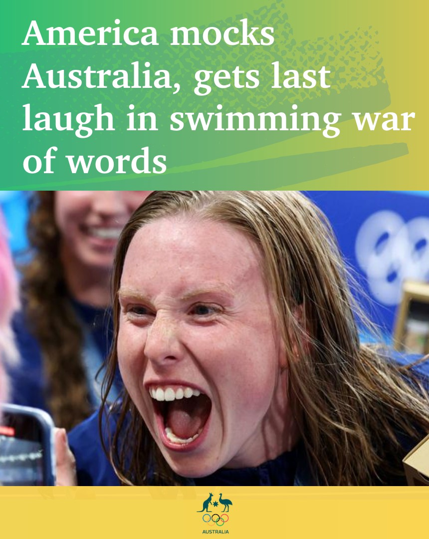 Daily Telegraph Australias Swimming Team Is Licking Facebook